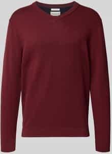 Tom Tailor Regular Fit Strickpullover aus reiner Baumwolle