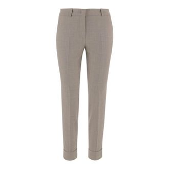 Ql2 Quelledue Cropped Hosen - - Trousers - Damen - Beige - M