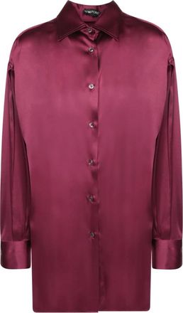 Tom Ford Damen, Blusen & Hemden, Lila, 2XSGr&ouml;&szlig;e