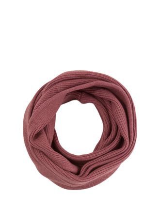 Tom Tailor Damen 1048060 Loop-Schal aus Rippstrick, 38571-Deeply Mauve Melange, One Size
