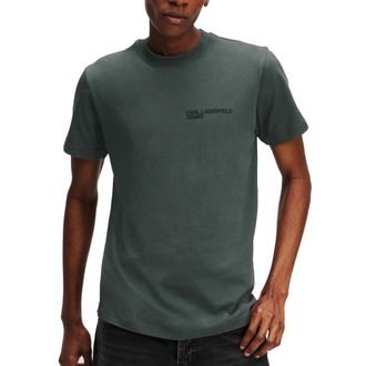Karl Lagerfeld Slim Short Sleeves Tee, Forest Night, XL