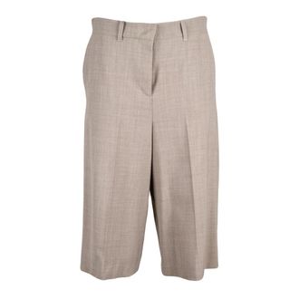 Marella Cabina Bermuda Cropped Hosen - - Trousers - Damen - Beige - L