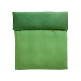 HAY Housse de couette 240 x 220 cm Duo - Vert - Coton Oeko-tex