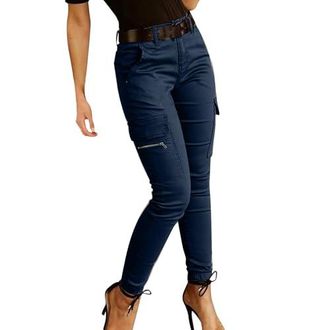 Generic Pantalon cargo stretch pour femme - Taille haute - Pantalon de randonn&eacute;e confortable - Pantalon de jogging &eacute;l&eacute;gant - Pantalon de loisirs &eacute;lastique - C