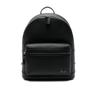 Michael Kors Schwarzer Rucksack mit Rei&szlig;verschluss und Vordertasche - - Bags - Herren - Schwarzk - ONE SIZE