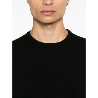 La Fileria Cashmere Crew Neck Sweater - Black