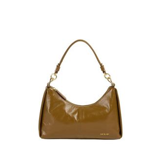 Nat & Nin Sac Rejina en cuir grain&eacute;