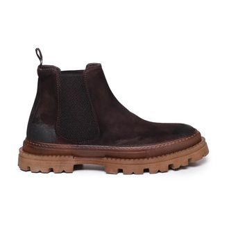 Giuliano Galiano Dunkelbraune Wildleder Stiefeletten - - Shoes - Herren - Braun - 43 EU