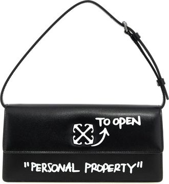 Off-white Femme, Sacs, Noir, Taille: ONE Size Jitney 1.0 Shoulder Bag