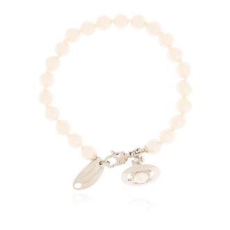 Vivienne Westwood Simonetta Pearl Bracelet - - Accessories - Damen - Beige - ONE SIZE