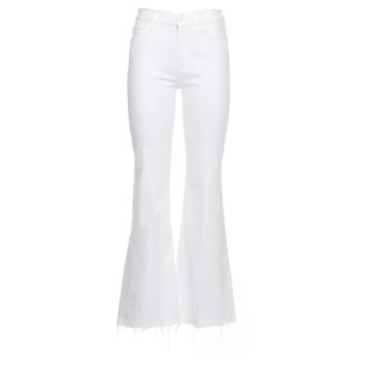 Mother Femme, Jeans, Blanc, Taille: W30 The Lil Doozy Fray