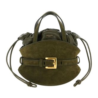 Balmain Femme, Sacs, Vert, Taille: ONE Size Shuffle Mini Handbag