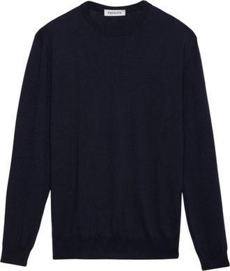 Premiata Rundhals-Pullover - - Knitwear - Herren - Blau - S