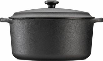 Skeppshult Gusseisendeckel, Gusseisen, Schwarz, Durschmesser: Ober 287 cm unter 24 cm