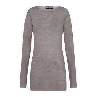 Cortana Jen- Top in grauer Jungfrau Wolle- - - Knitwear - Damen - Grau - XS