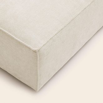 Madura Pouf Dyonis Chenille Ivoire - ECRU