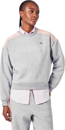 Lacoste Sweatshirt f&uuml;r Damen, leger (Silber)