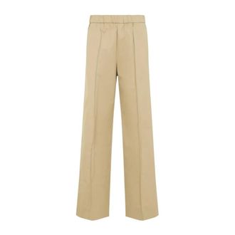 Jil Sander Track Inspired Relaxed Pants - - Trousers - Damen - Beige - XS