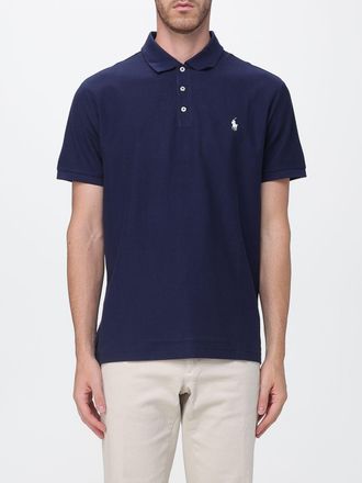 Polo Ralph Lauren Polo en maille de coton &agrave; manches courtes avec logo Poney brod&eacute;