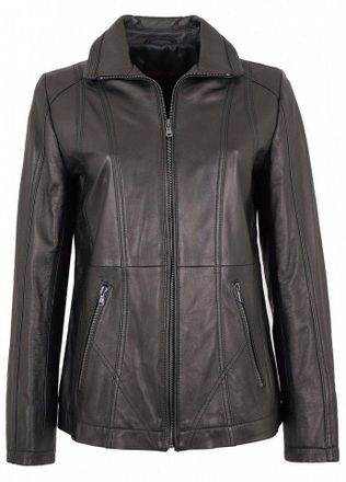 Maddox Lederjacke Line MADDOX - Damen Lederjacke Lammnappa schwarz