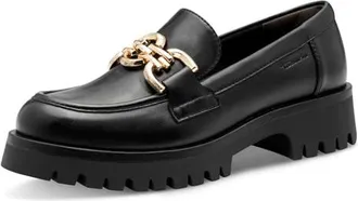 Tamaris Femme Damen Slipper 1-24759-45 Mocassin, Noir uni, 39 EU