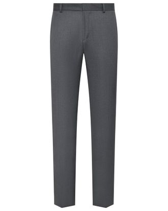 HUGO BOSS Anzughose aus Schurwolle mit B&uuml;gelfalte, Slim Fit in