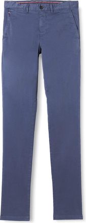 Tommy Hilfiger Herren Bleecker Th Flex Satin Chino Gmd Loose Fit Jeans, Blau, W31/L30 (Herstellergr&ouml;&szlig;e: )