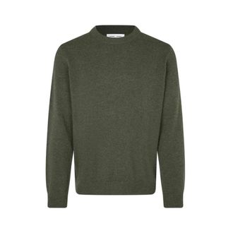 Sams&oslash;e & Sams&oslash;e Pull en tricot de style scandinave - Homme - Pulls - Vert - Taille: S
