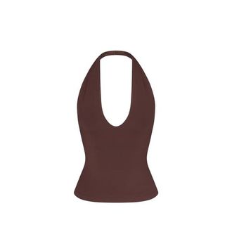 SKIMS Top halter sans manches &agrave; dos nu