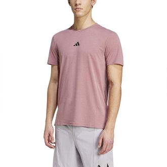 adidas Mens Designed for Training Workout T-Shirt PINK M