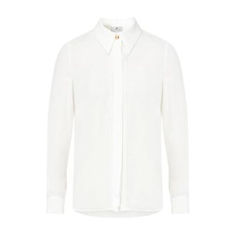 Elisabetta Franchi Ivory Shirt - - Blouses & Shirts - Damen - Wei&szlig; - 2XL