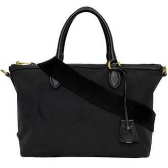 Prada Sac &agrave; main en toile Pre-owned - Femme - Pre-owned - Noir - Taille: ONE Size