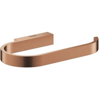 GROHE Selection Wand-Toilettenpapierhalter aus Metall ohne Deckel, Warm Sunset geb&uuml;rstet (41068DL0) - Grohe