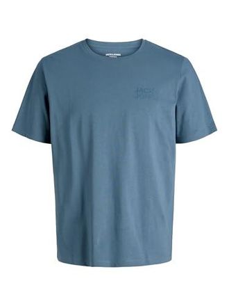 Jack & Jones Jjecorp T-Shirt SS &agrave; col Rond avec Logo Noos, Blue Mirage., M