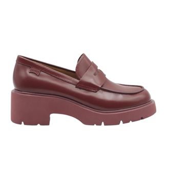 Camper Damen Loafer Abs&auml;tze Schwarz oder Burgund - - Shoes - Damen - Braun - 40 EU