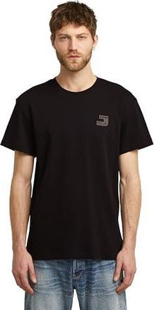 G-Star Chest Logo R T T-Shirt, Noir (DK Black D26821-d976-6484), M Hommes