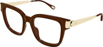 Chlo&eacute; Femme, Accessoires, Brun, Taille: 52 MM Ch0353O Optical Frame