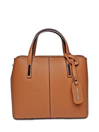 Anna Luchini Braun Rindsledertasche