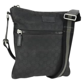 Gucci Pre-owned Nylon Cross Body Bag - - Pre-owned - Damen - Schwarzk - ONE SIZE