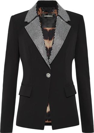 Philipp Plein Damen, Jacken, Schwarzk, SGröße