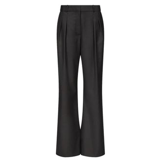 Loulou Studio Sbiru Wide-Leg Hose - - Trousers - Damen - Schwarzk - L