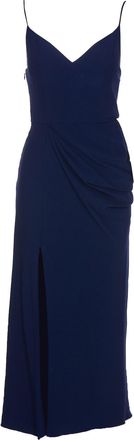 Alexander McQueen Knielanges Kleid - Blau