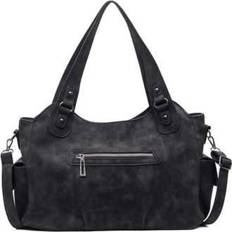 Generic Kexpery Sac &agrave; Main en PU avec Bandouli&egrave;re Ajustable Grand Sac d&Eacute;paule pour Femmes Voyage Shopping Travail