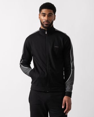 Boss Orange by Hugo Boss Trainingsjacke in Schwarz