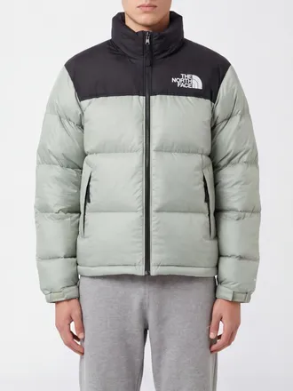The North Face Gesteppte Daunenjacke aus wasserdichtem Nylon mit Stehkragen und Logo