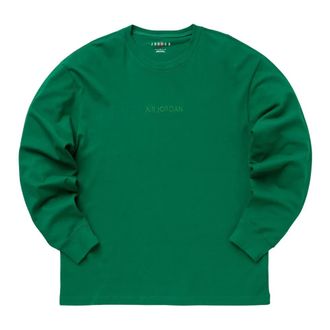 Nike Jordan Wordmark Langarmshirt - - Sport - Herren - Gr&uuml;n - XL