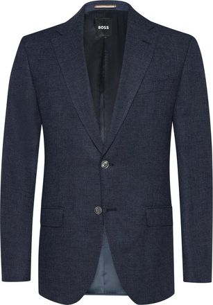 HUGO BOSS Einreihiges Sakko mit Leinenanteil in