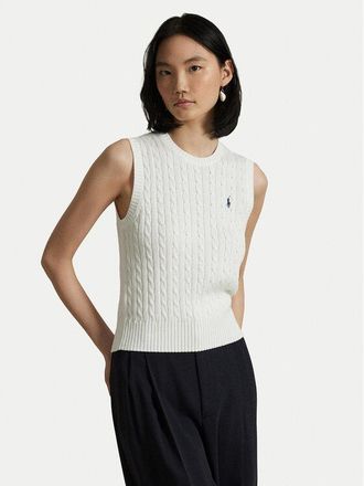Polo Ralph Lauren Weste 211971882001 Wei&szlig; Slim Fit
