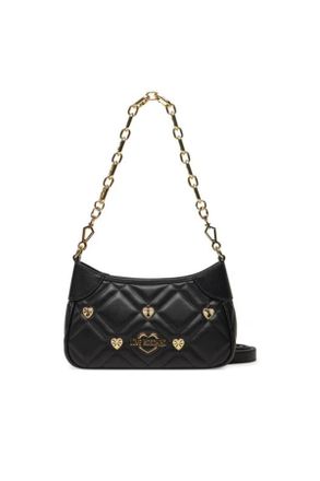 Love Moschino JC4121PP1MLI0000, Schultertasche f&uuml;r Damen, Schwarz, Einheitsgr&ouml;&szlig;e, Schwarz, Einheitsgr&ouml;&szlig;e