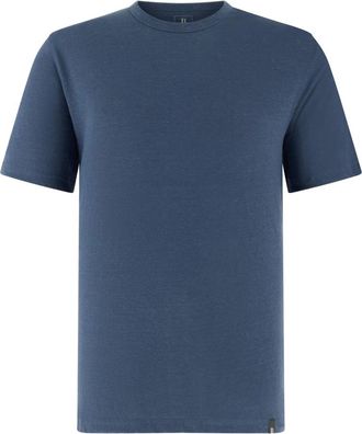 Boggi Milano Homme, Tops, Bleu, Taille: S T-Shirt en Jersey de Lin Stretch